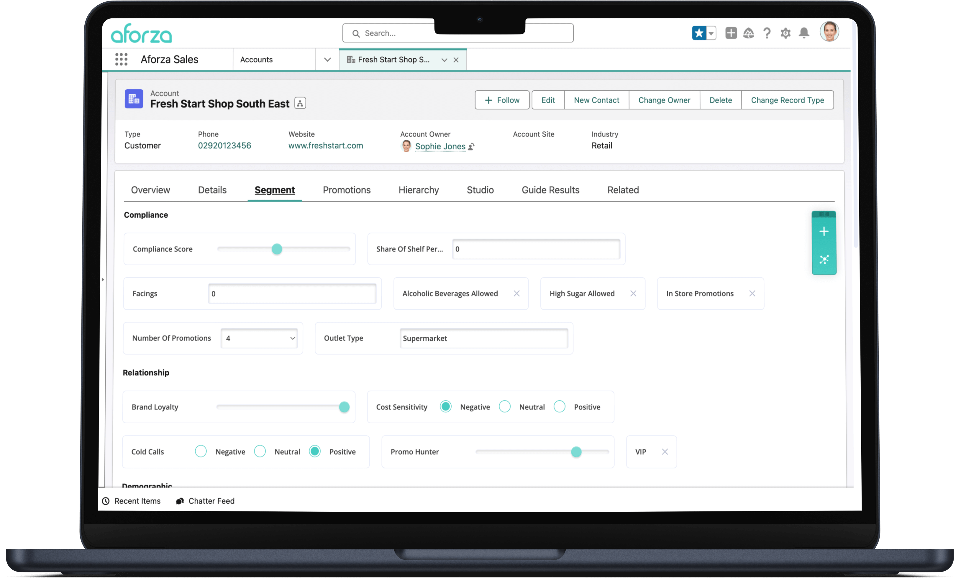 Aforza Solutions: Key Account Management