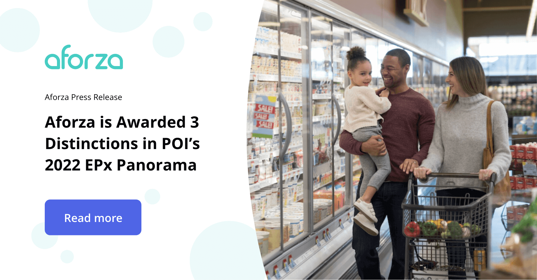 Aforza Awarded 3 Best-in-Class Distinctions in POI 2022 EPx Vendor Panorama