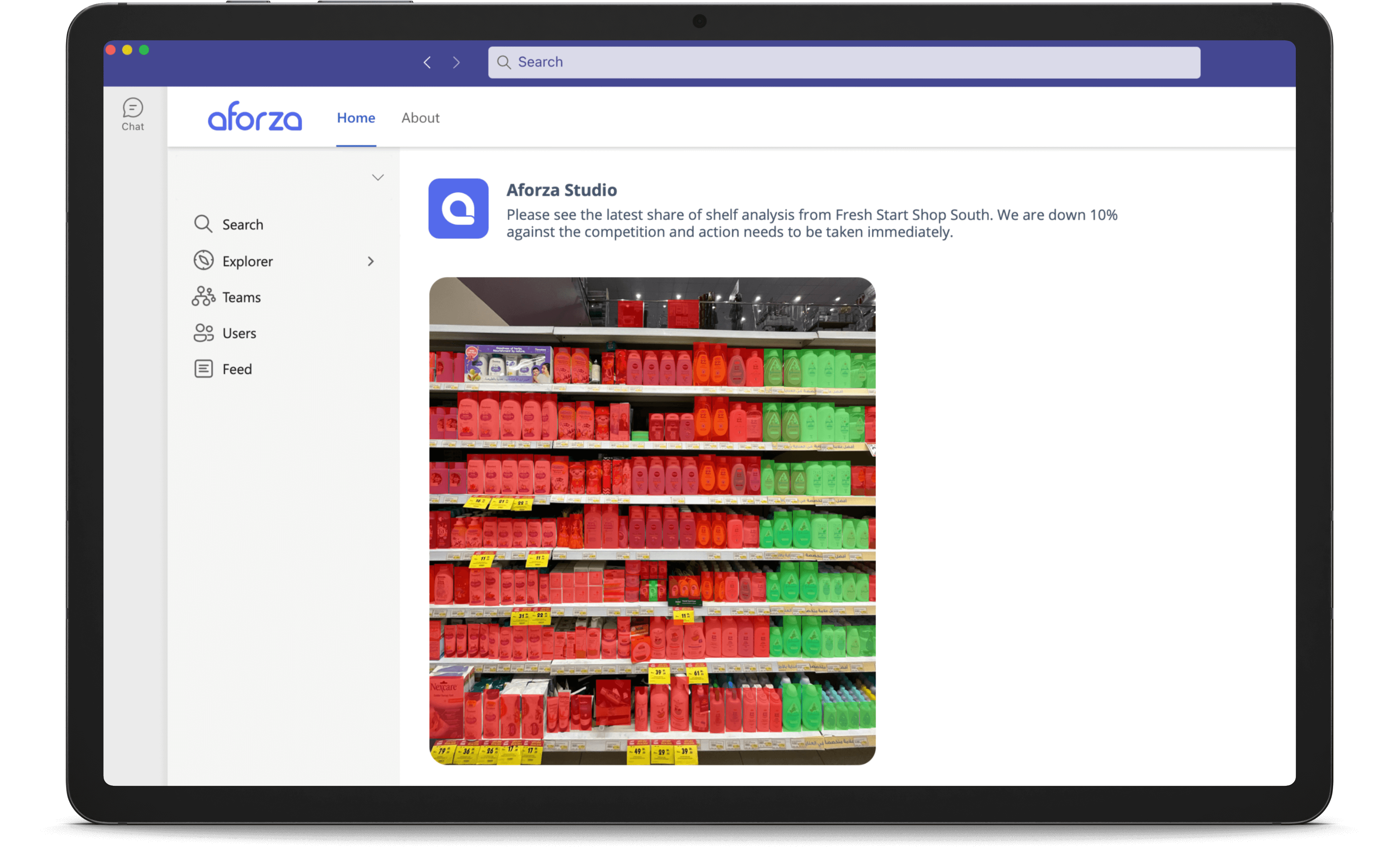 Studio Marketplace Microsoft Teams - Aforza
