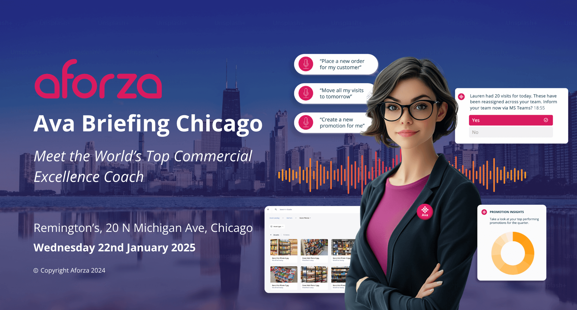 Ava Briefing Dinner Chicago - Aforza